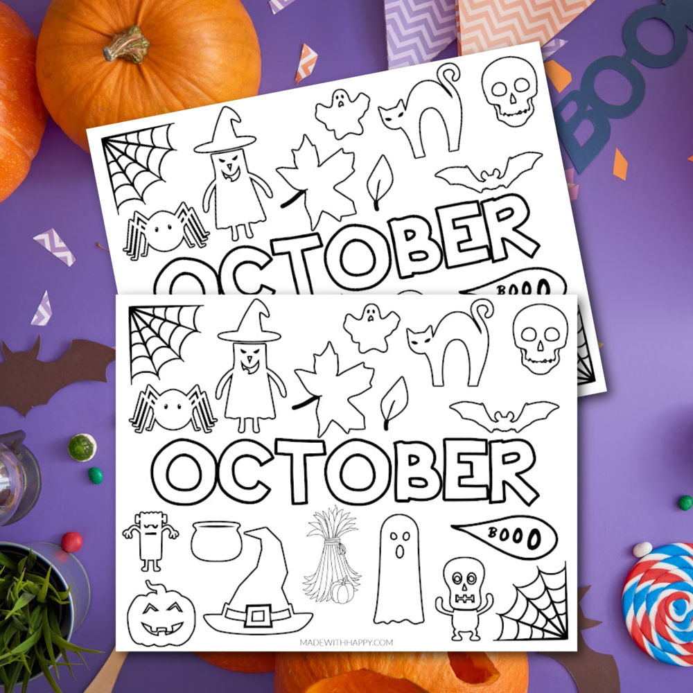 october coloring pages for adults