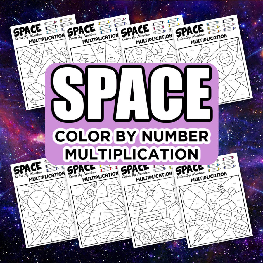 Space Color By Number Multiplication – madewithhappy