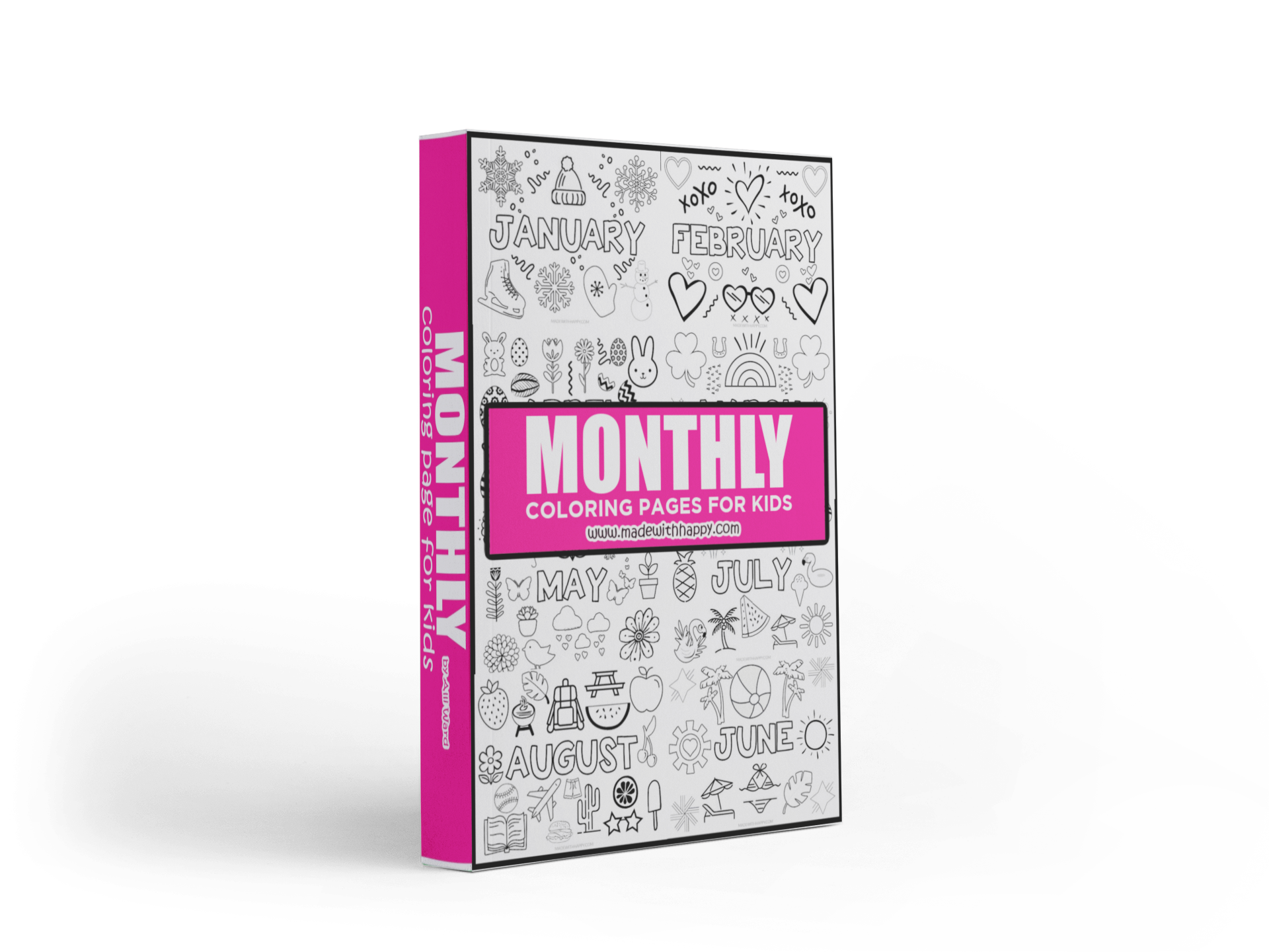 monthly coloring book subscription