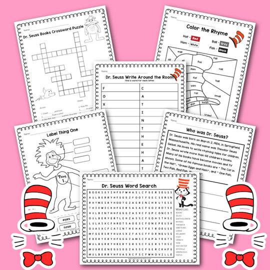 Dr. Seuss Printable Activities – madewithhappy