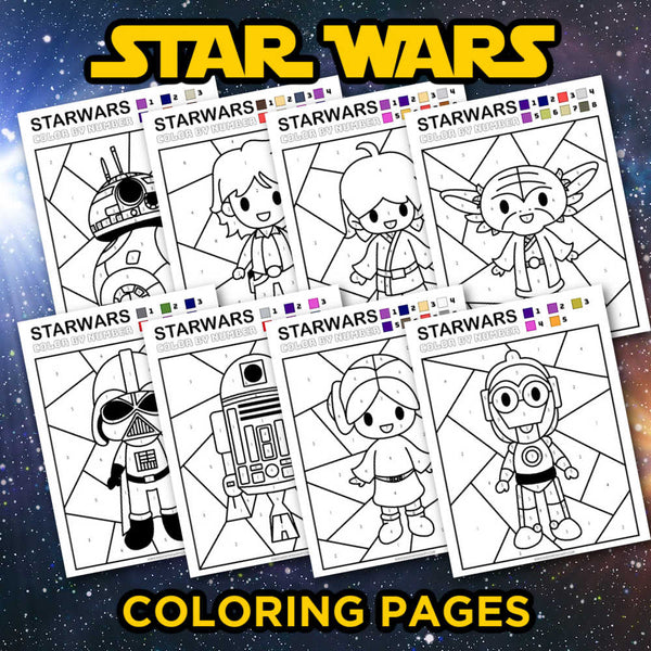 star wras coloring pages