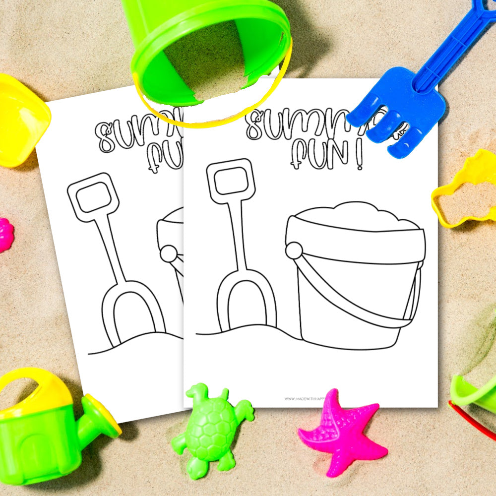 Summer Fun Coloring Page – madewithhappy