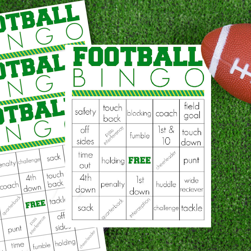 Football Bingo Game – madewithhappy